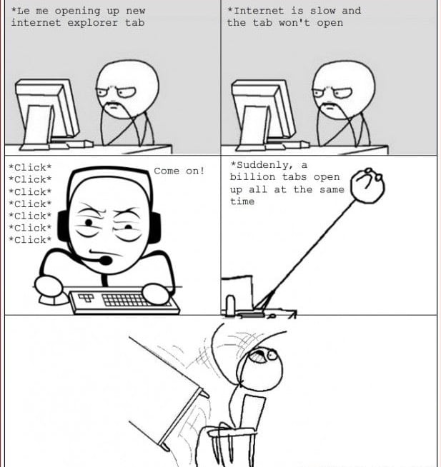 *flipping le table* - 9GAG