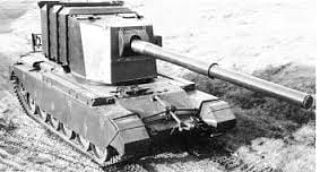 Fv 4005 stage 2 heavy tank destroyer armed with the 183mm l4 gun ...