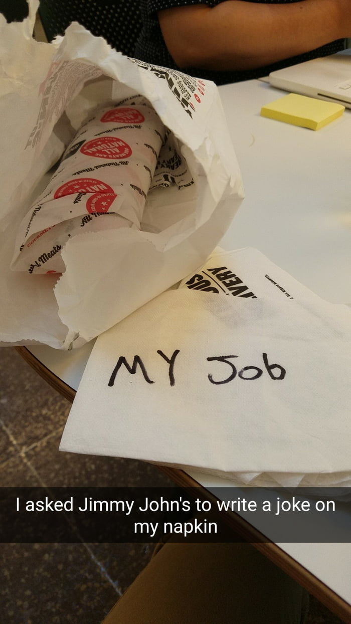 Jimmy John's Jokes - 9GAG