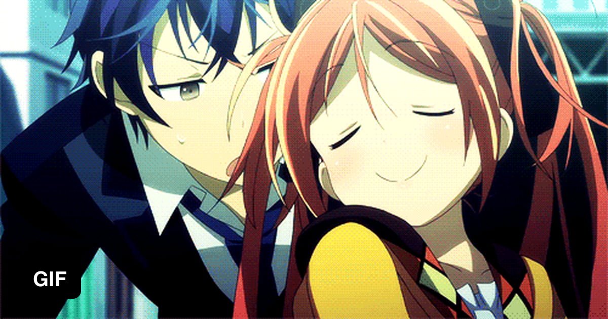 Loli kiss = best kiss [Source: Black Bullet] - 9GAG