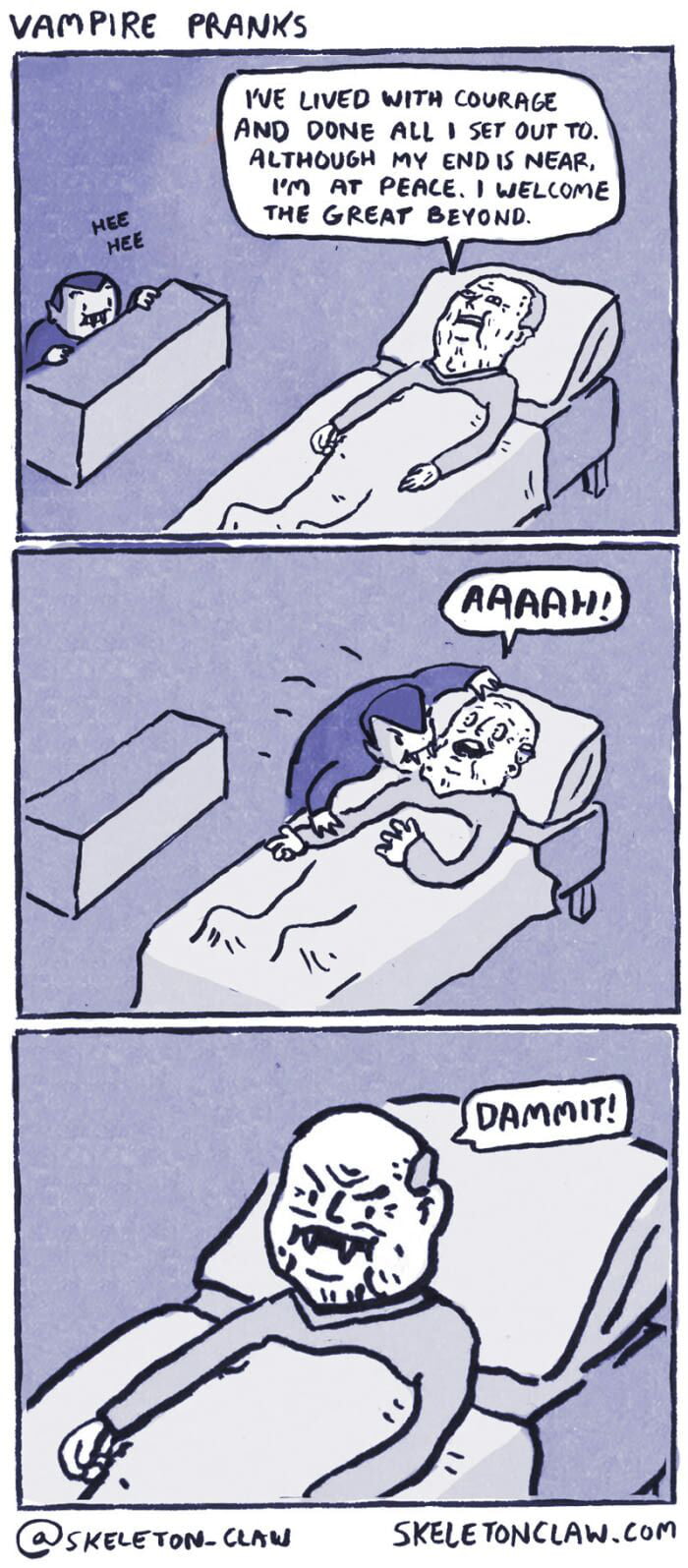 Vampire pranks - 9GAG
