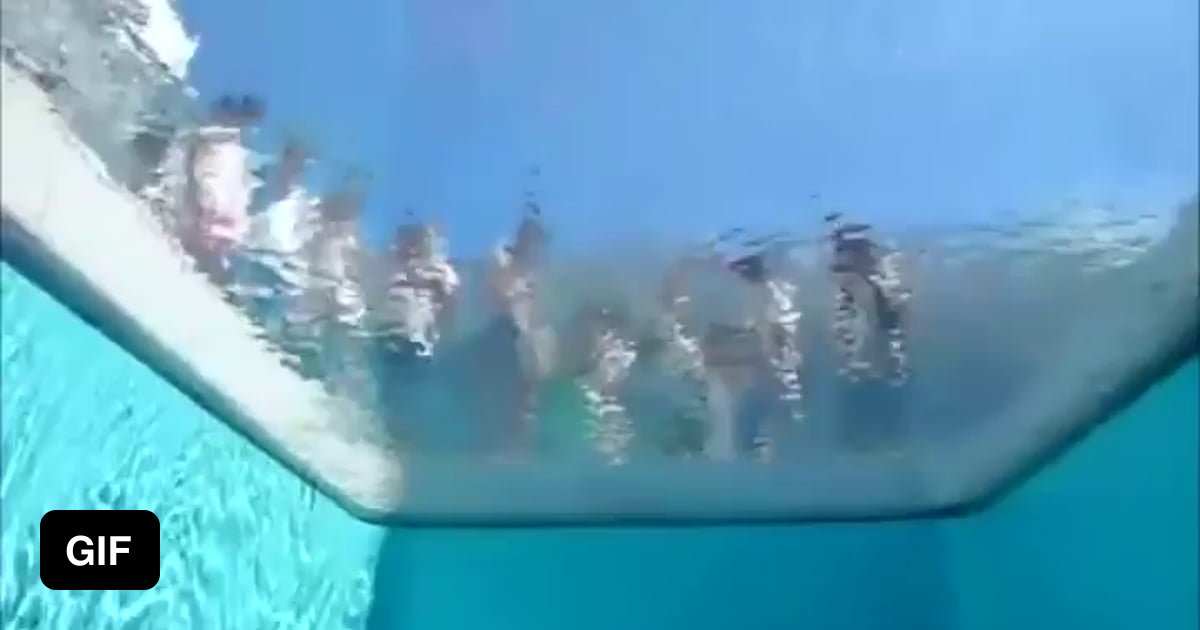 A fake swimming pool - 9GAG