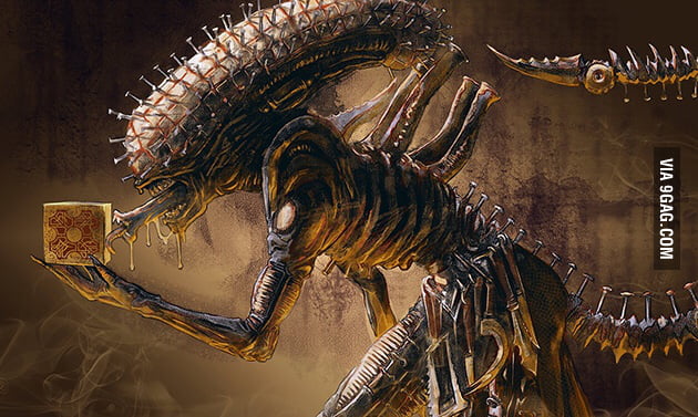 Pinhead-Alien - 9GAG