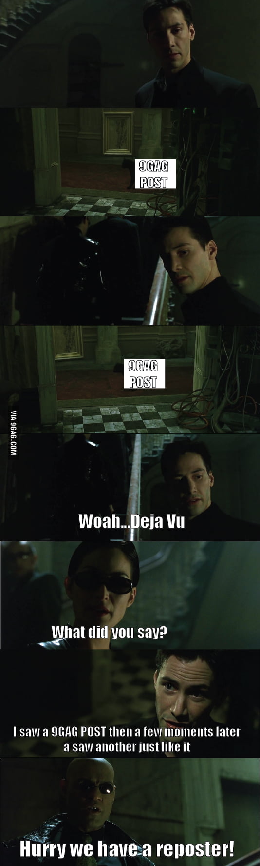 Its a flaw in the Matrix! - 9GAG