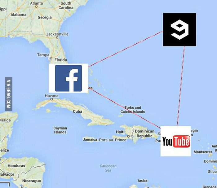 The Bermuda Triangle of Productivity - 9GAG