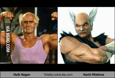 Heihachi mishima AND Hulk Hogan - 9GAG