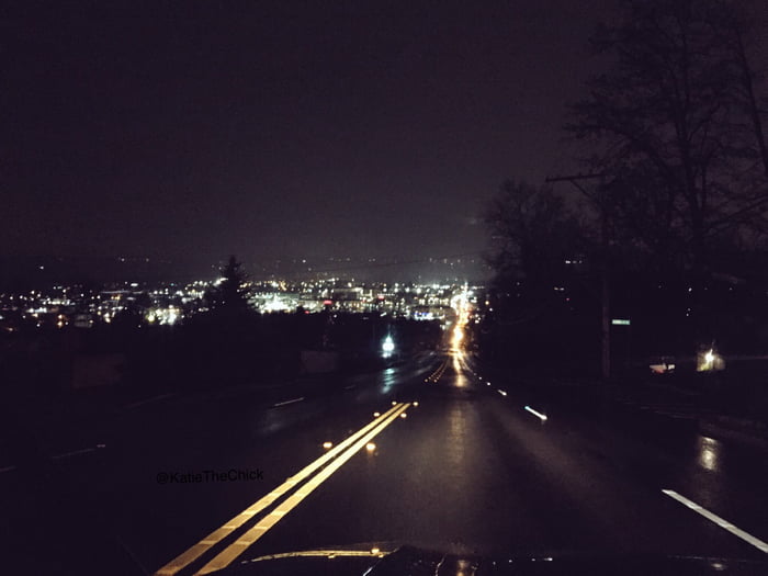 I'm starting to love driving to work at 4am, since there's no traffic ...