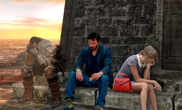 Crestfallen Saulden and the sad crew (Dark Souls 2 ) - 9GAG