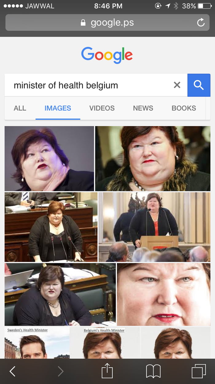 Minister of double chin Belgium - 9GAG