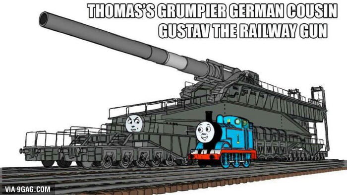 Thomas the war engine - 9GAG