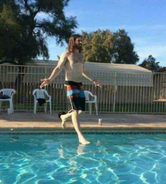 Guess who's back, guess who's back, back again, JC is back, say amen - 9GAG