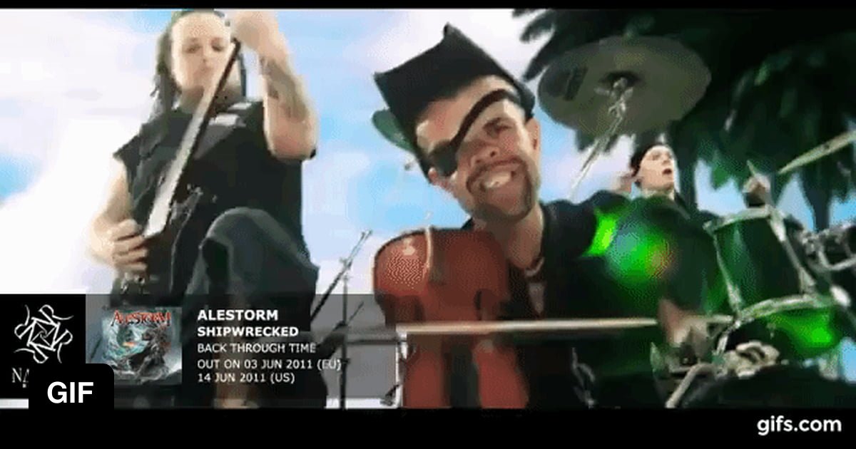 Just a pirate midget playing heavy metal on violin - 9GAG