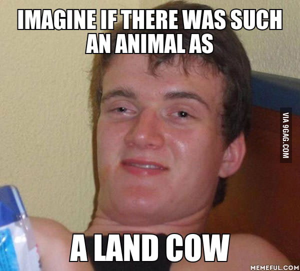While watching a documentary about Sea Cows my friend comes out with ...