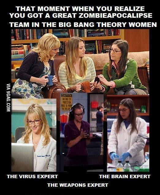 The perfect zombie team - 9GAG