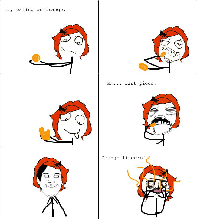 Orange Fingers! - 9GAG