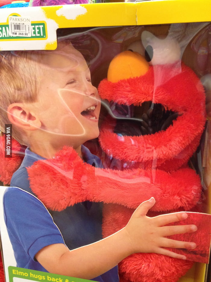 Choking Elmo, there goes my childhood - 9GAG