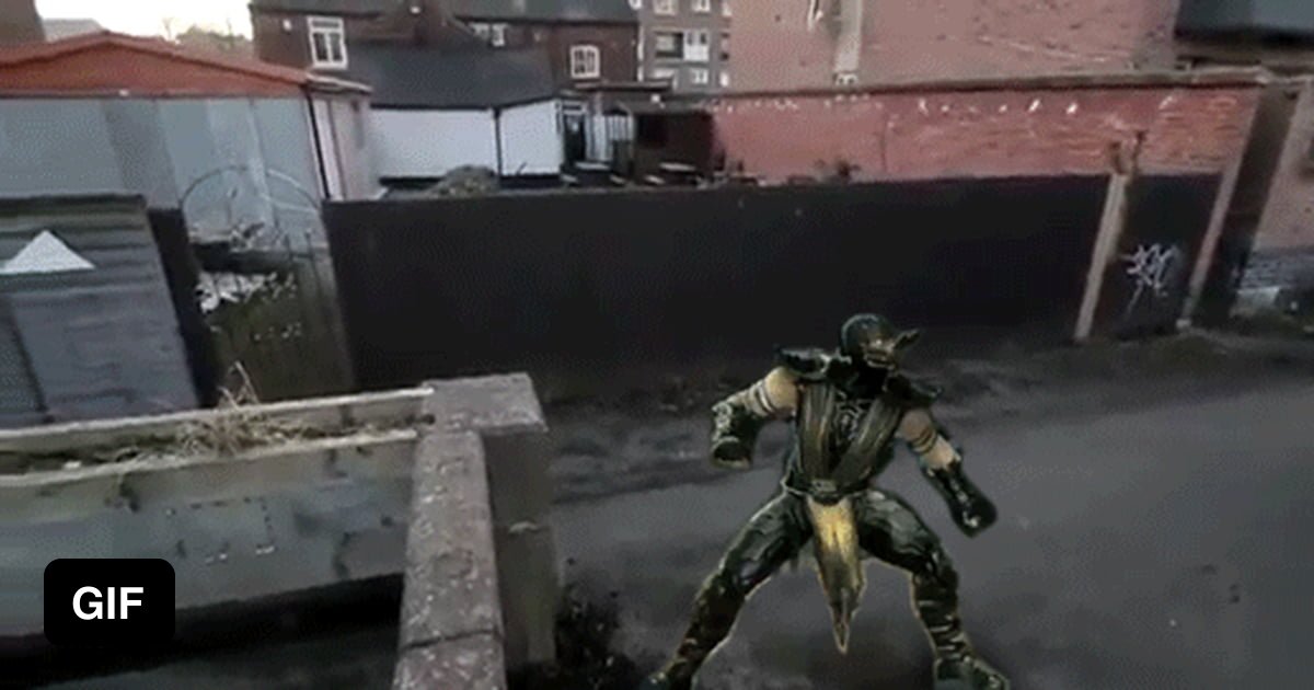 Scorpion Wins (Parkour Fail) - 9GAG
