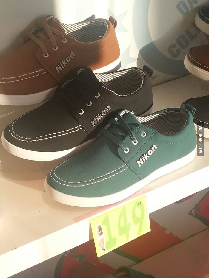Brand new Nikon camera - now on your shoes - 9GAG
