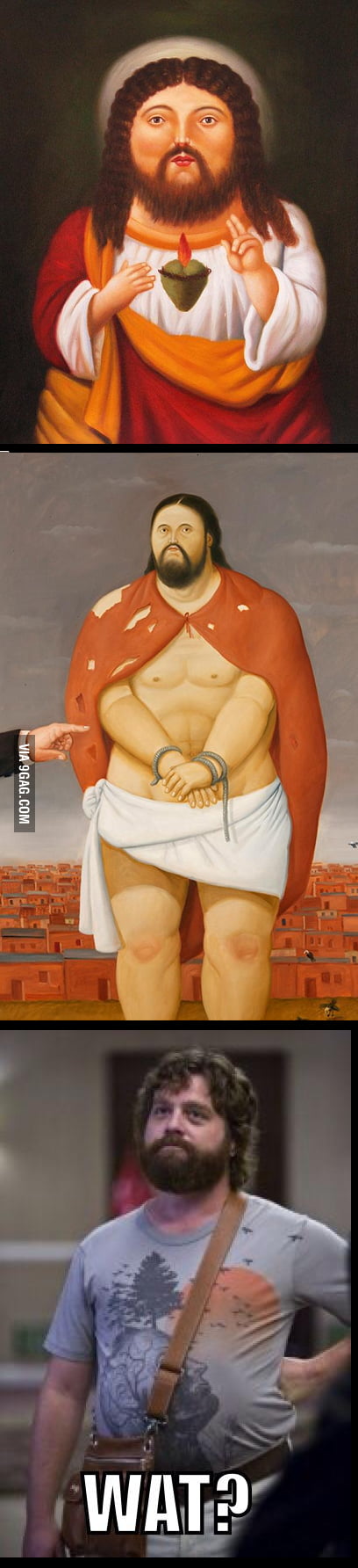 I give you Fernando Botero's fat Jesus - 9GAG