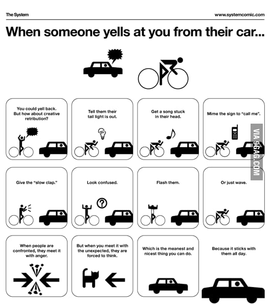 I just yell back anyway - 9GAG