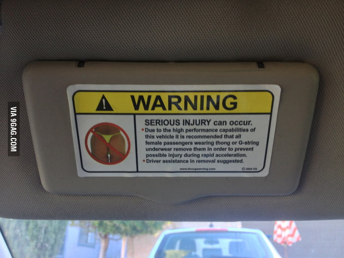 So my dad bought a used car and this was under the visor. - 9GAG