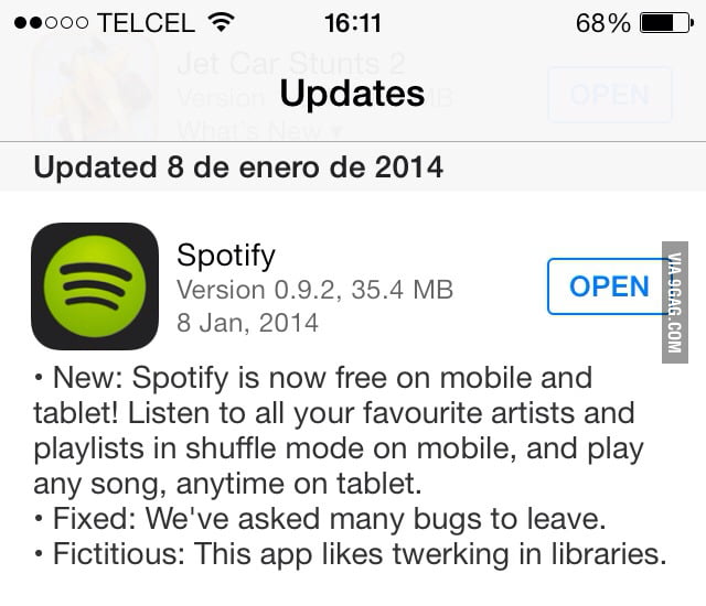 Thanks for clearing that up Spotify - 9GAG