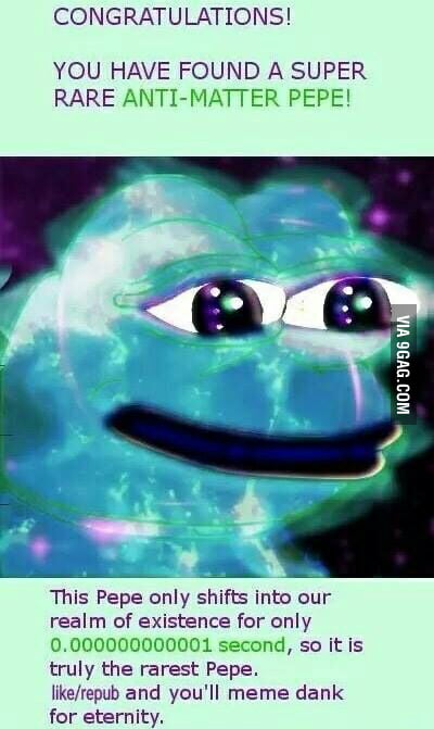This rare pepe, dont save it - 9GAG