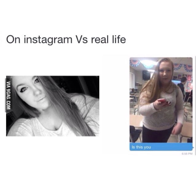 She forgot to take her filters - 9GAG