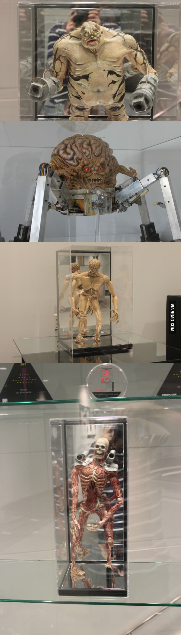 The original Doom II monster models - 9GAG
