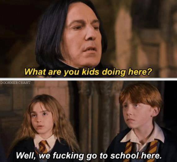 Getting real tired of your shit Snape. - 9GAG