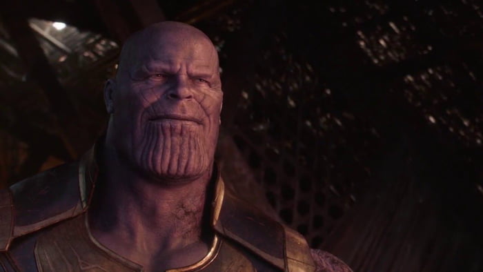 In Avengers: Infinity War, when Thanos tells Strange "I'll finally rest ...