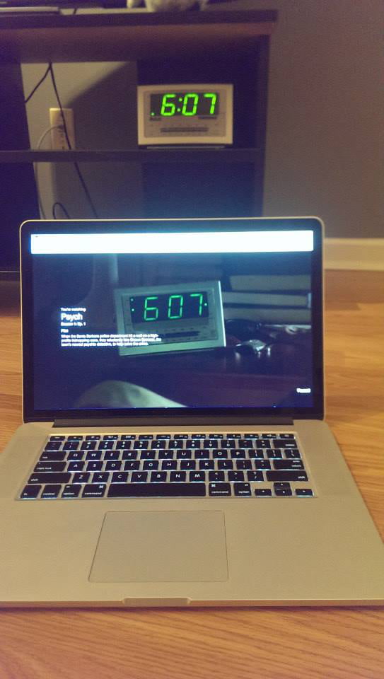 Watching Netflix when I noticed I had the exact same digital clock as a ...