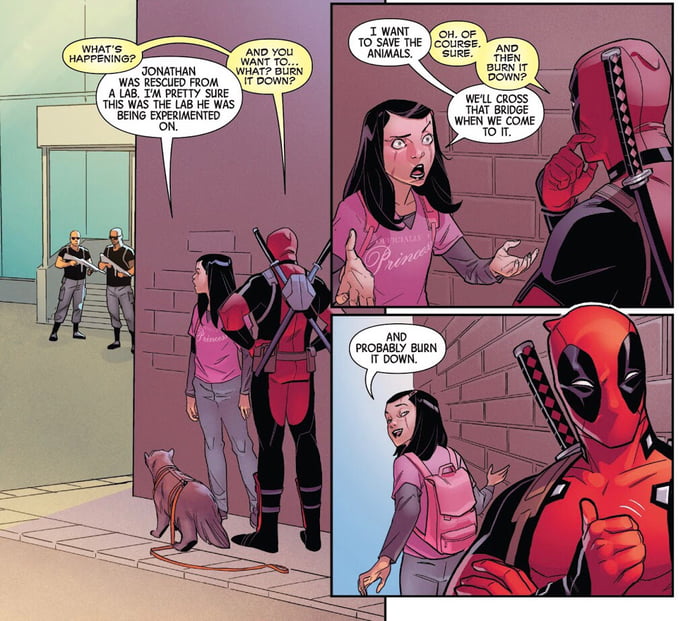 Deadpool and gabby are awesome - 9GAG