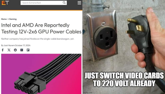 Maybe instead of more power, how about more efficient? - 9GAG