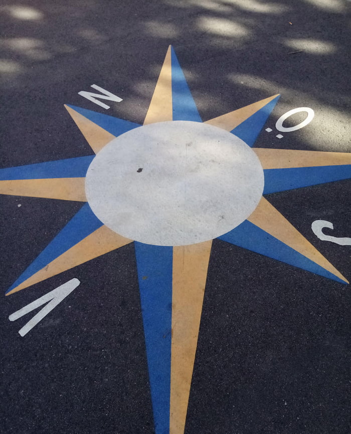 This compass in Sweden is totally off and lame (the long ones were ...