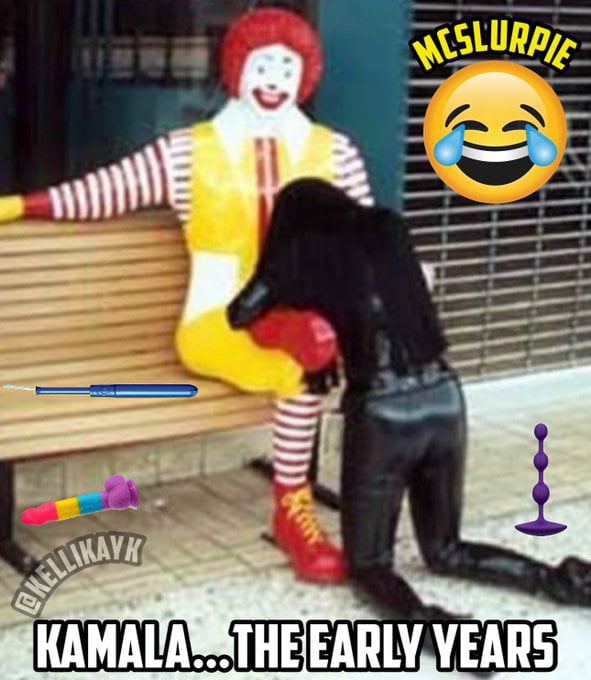 Kamala did work for Ronald McDonald - 9GAG