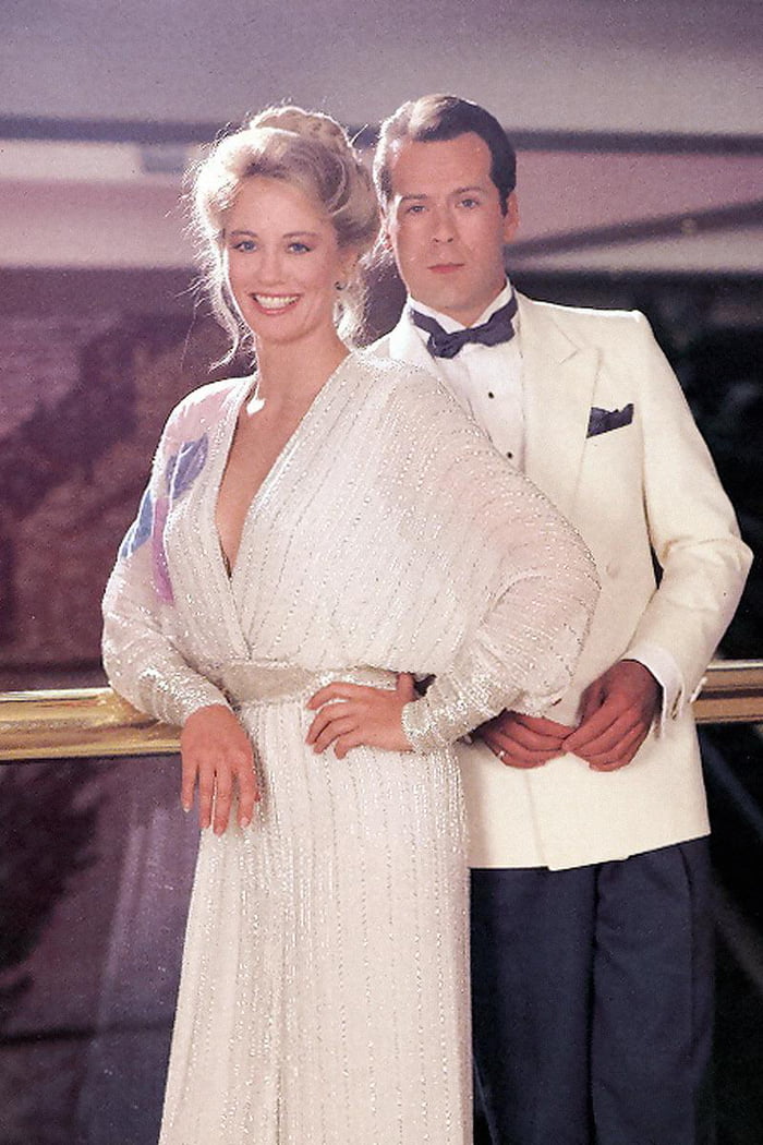 Cybill Shepherd & Bruce Willis in 'Moonlighting', which premiered on ...