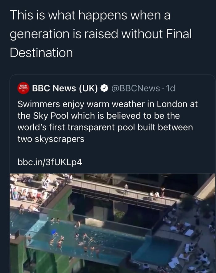 Final destination 6 may soon - 9GAG