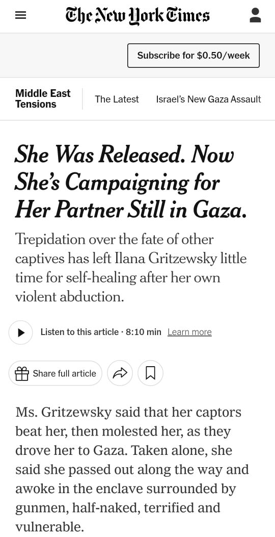 She was sexually assulted. lucky for her, the attacker lost interest when they realized she was ...