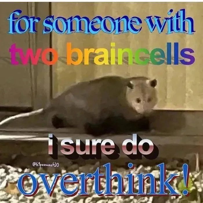 You can't hurt me with made up consequences , I saw that coming when I was overthinking 2 weeks ...