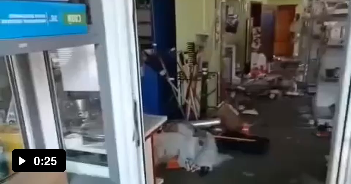 Russian army continues to plunder its own cities. This is Rylsk ...