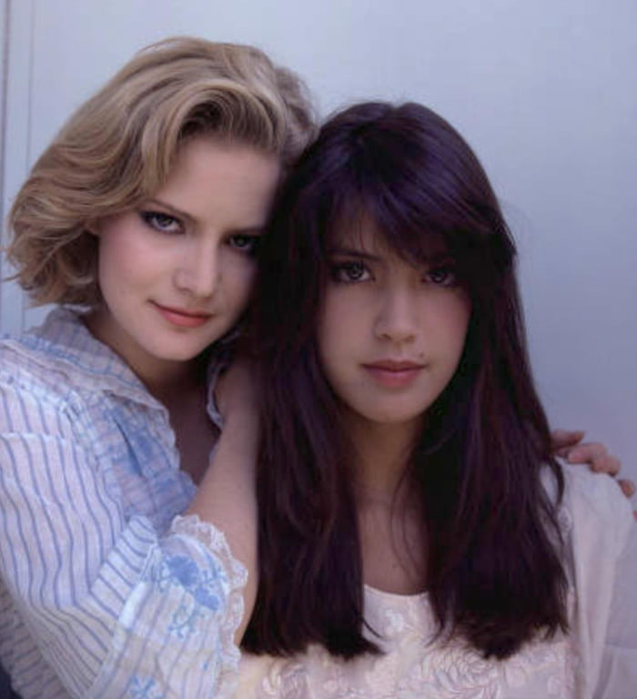 Jennifer Jason Leigh and Phoebe Cates in 1983 - 9GAG