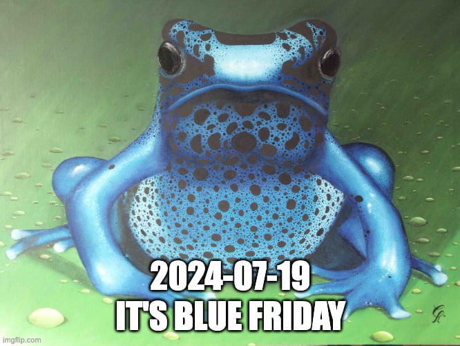 Crowdstrike blue Friday - 9GAG