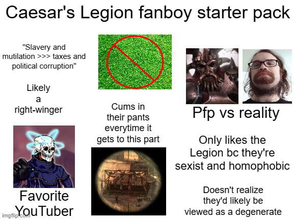 Caesar's Legion fanboy starter pack - 9GAG