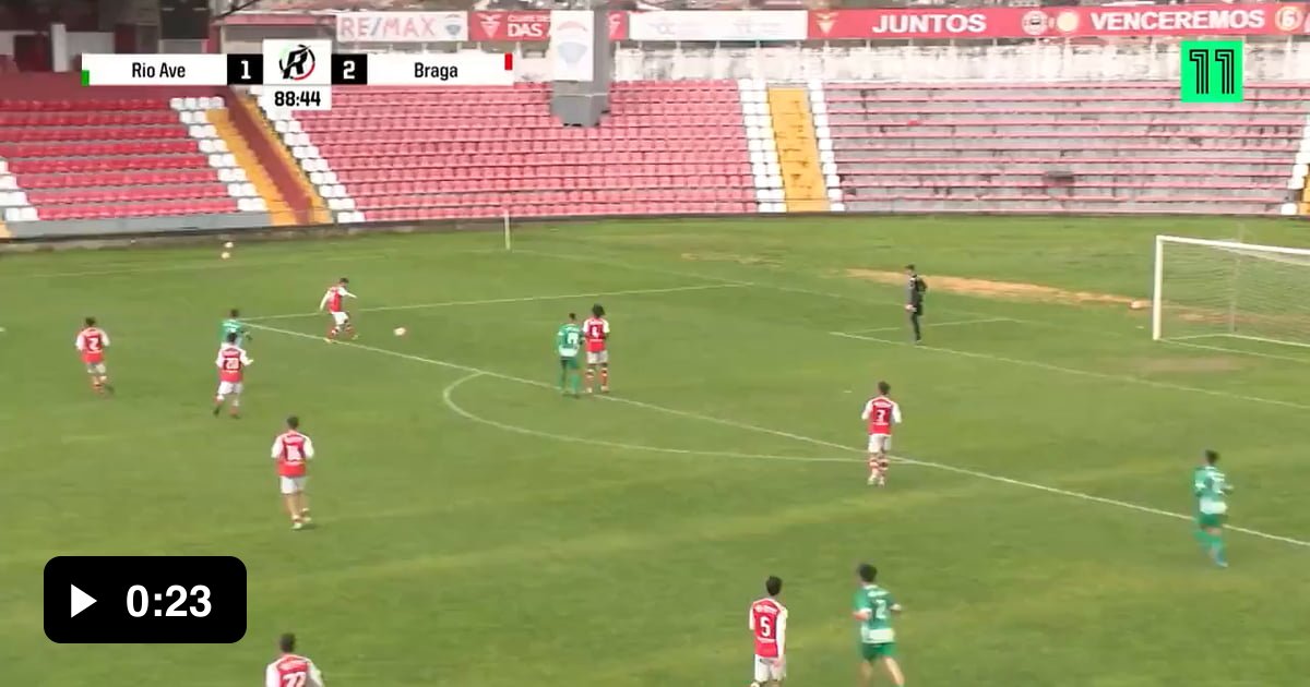 Sporting Braga's youth goalkeeper humiliates Rio Ave player twice - 9GAG