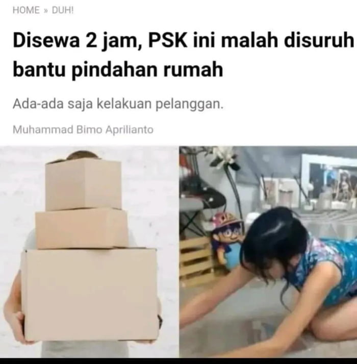 Mahal amat 600rb buat pindahan, sewa kuli pasar 6 orang itu - 9GAG