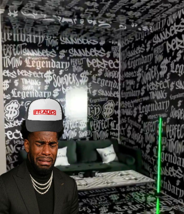 Shedeur Sanders crying in his custom built draft room after not getting ...