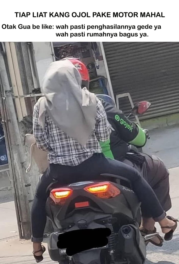 Pengguna satria f butut kayak Gua kadang insecure - 9GAG