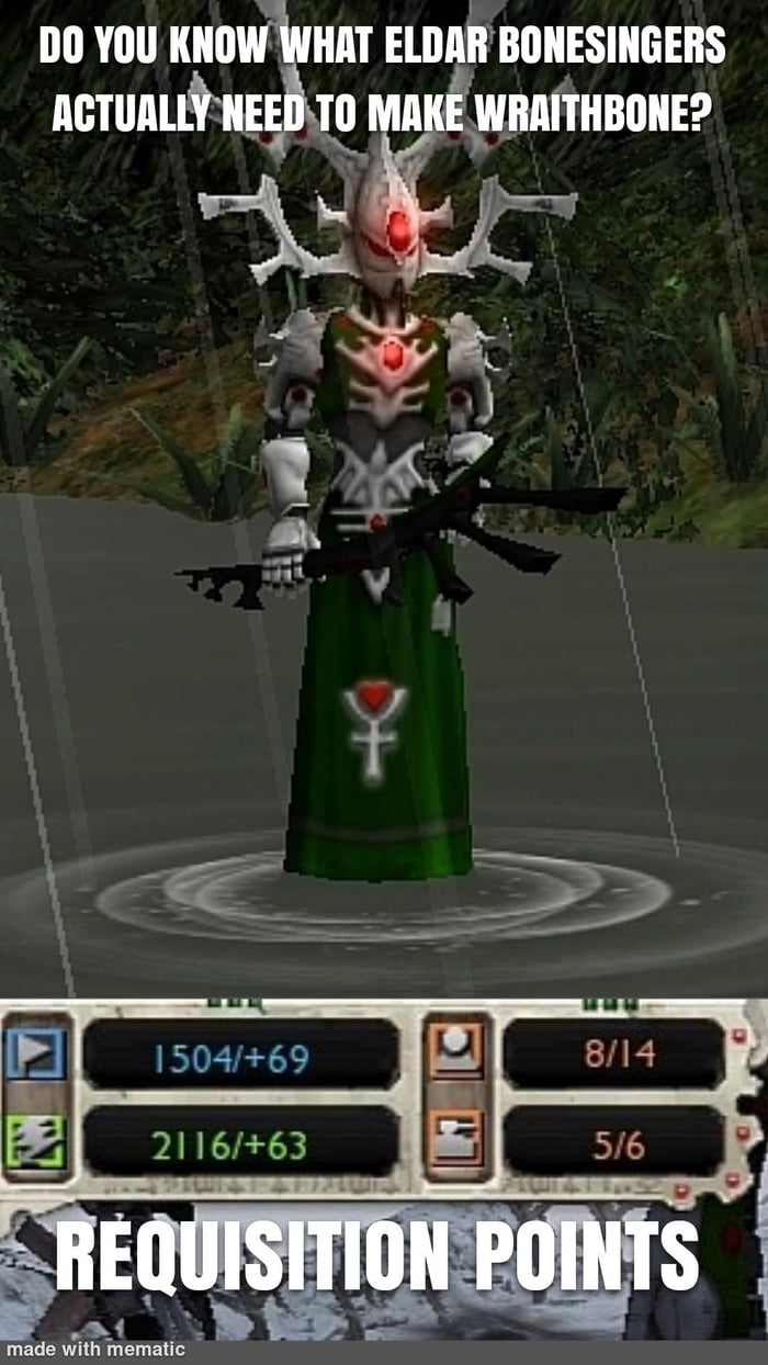 Eldar most needed resource. - 9GAG