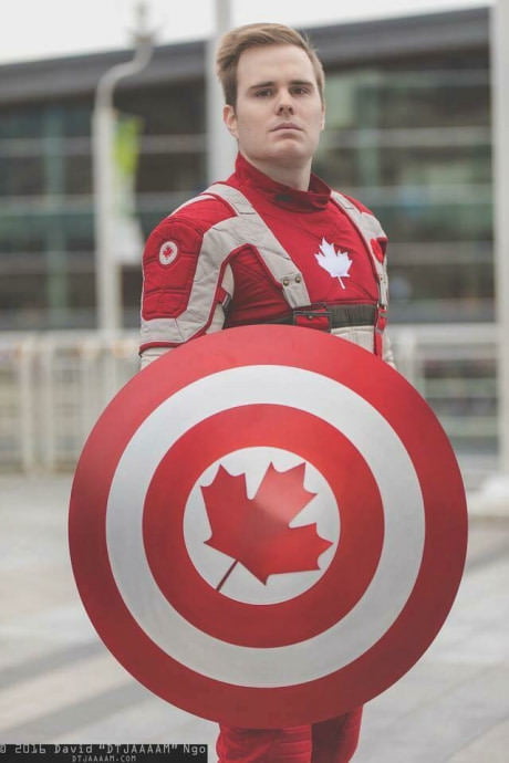 Captain Canada. What are his powers? - 9GAG